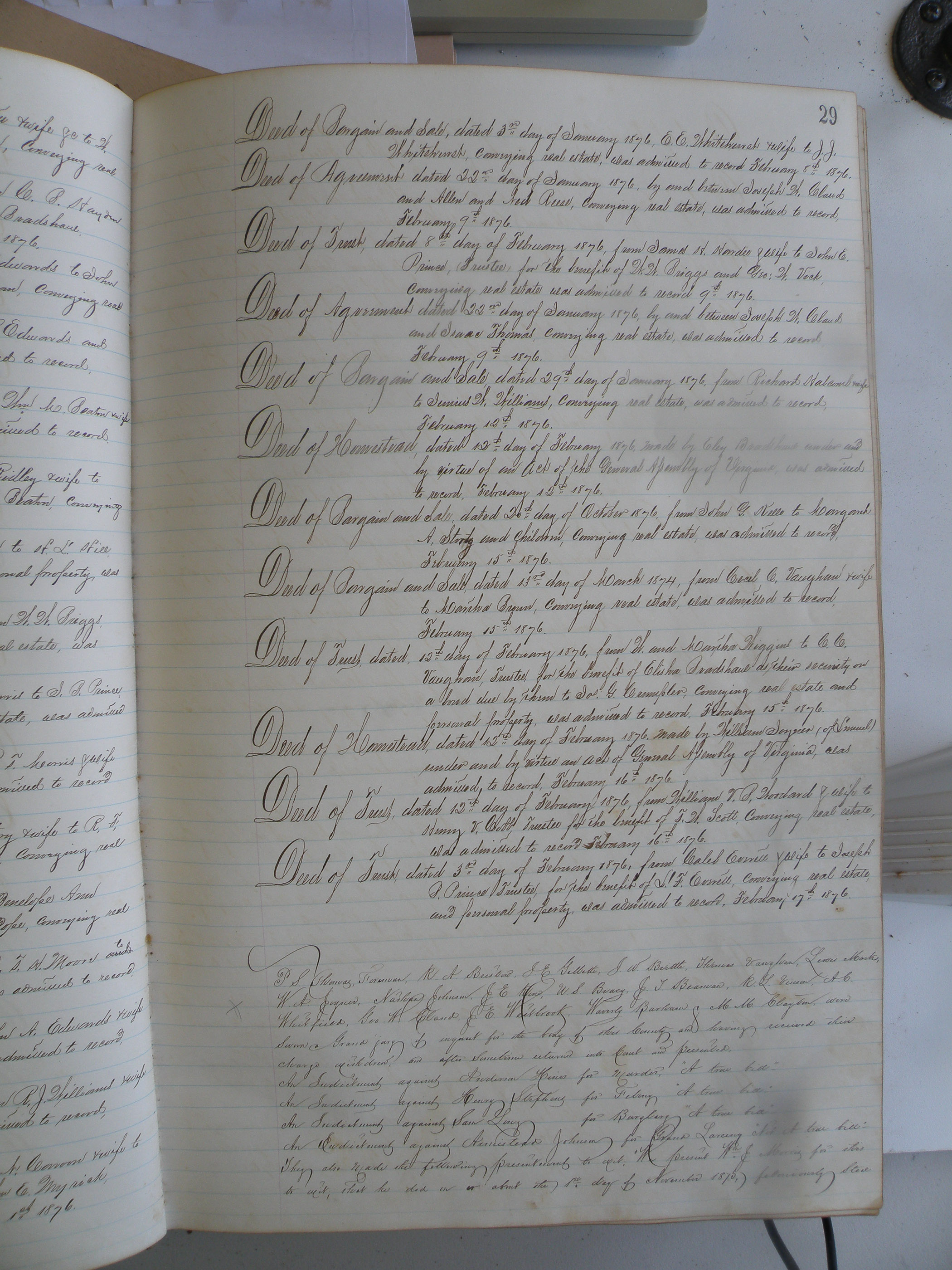 Court Order Book 1875-81
