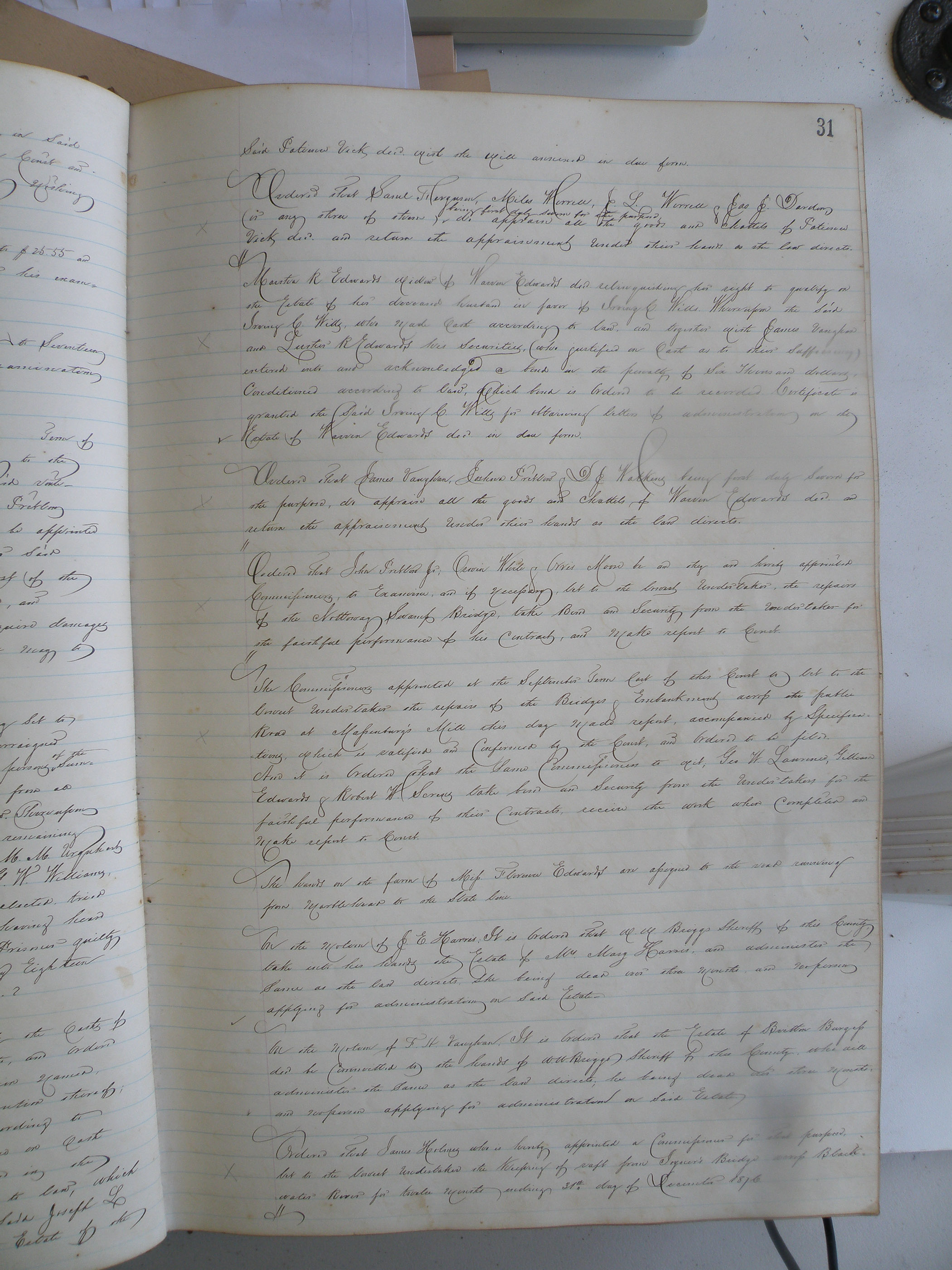 Court Order Book 1875-81