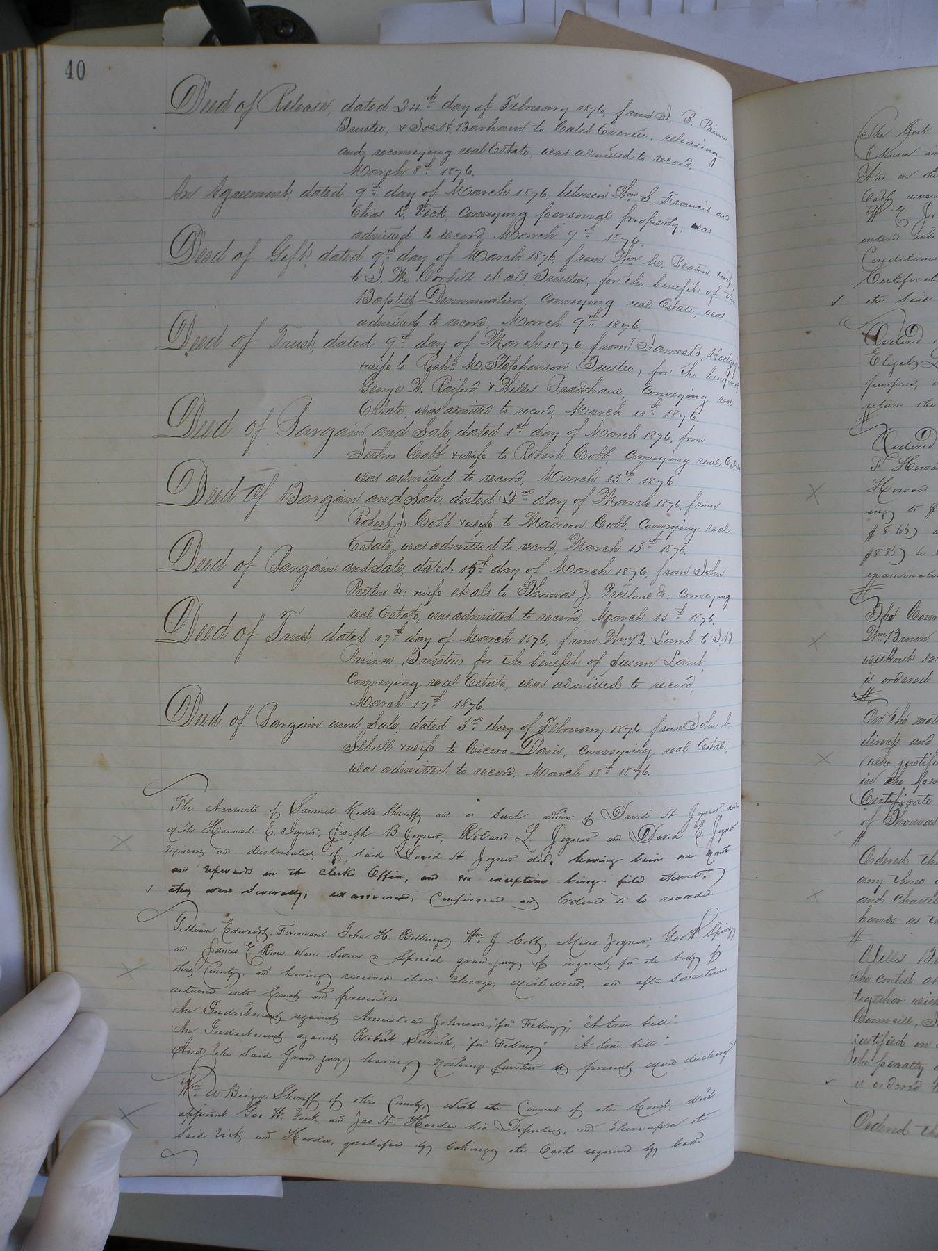 Court Order Book 1875-81