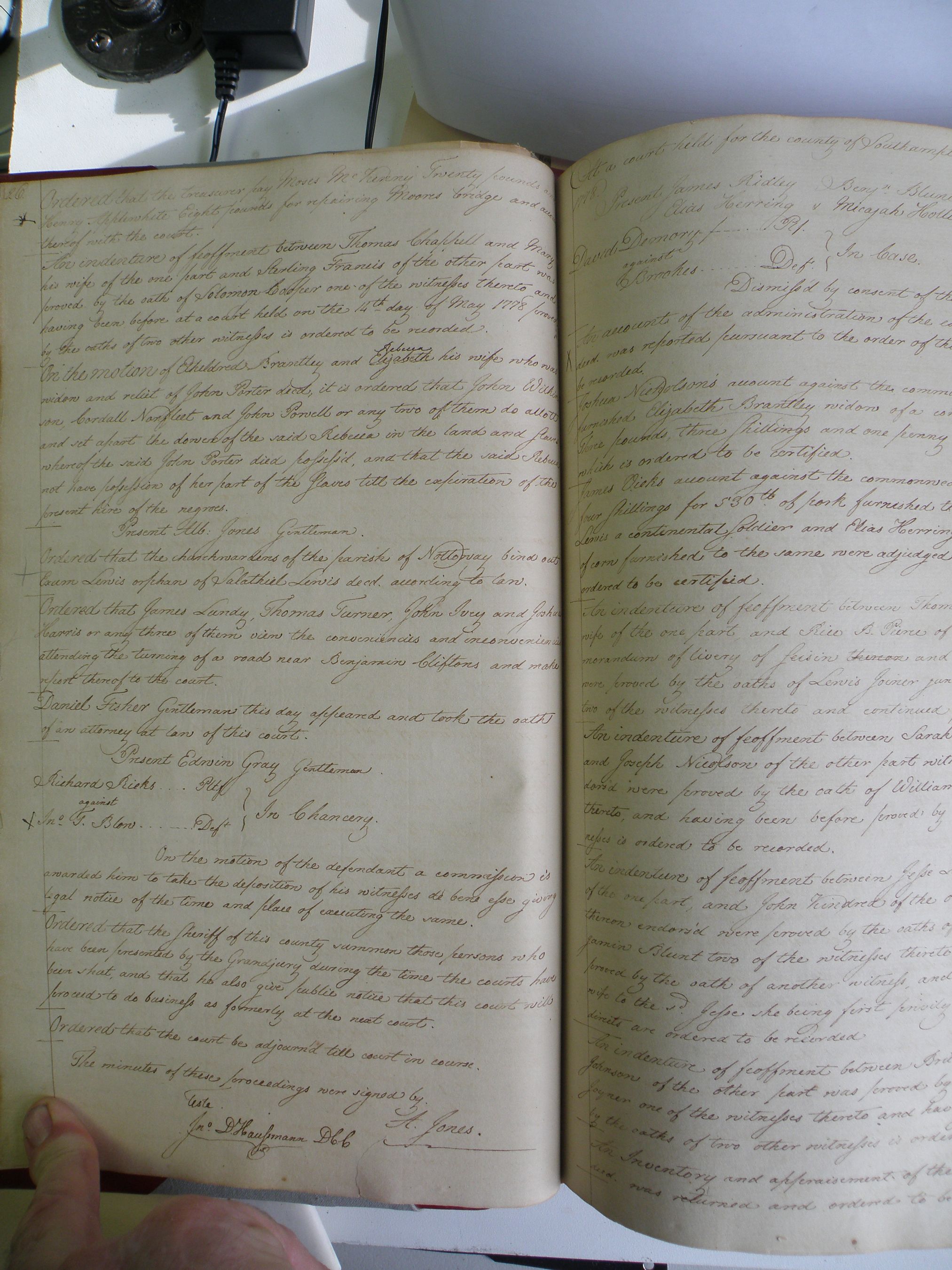 Court Order Book 1778-1784