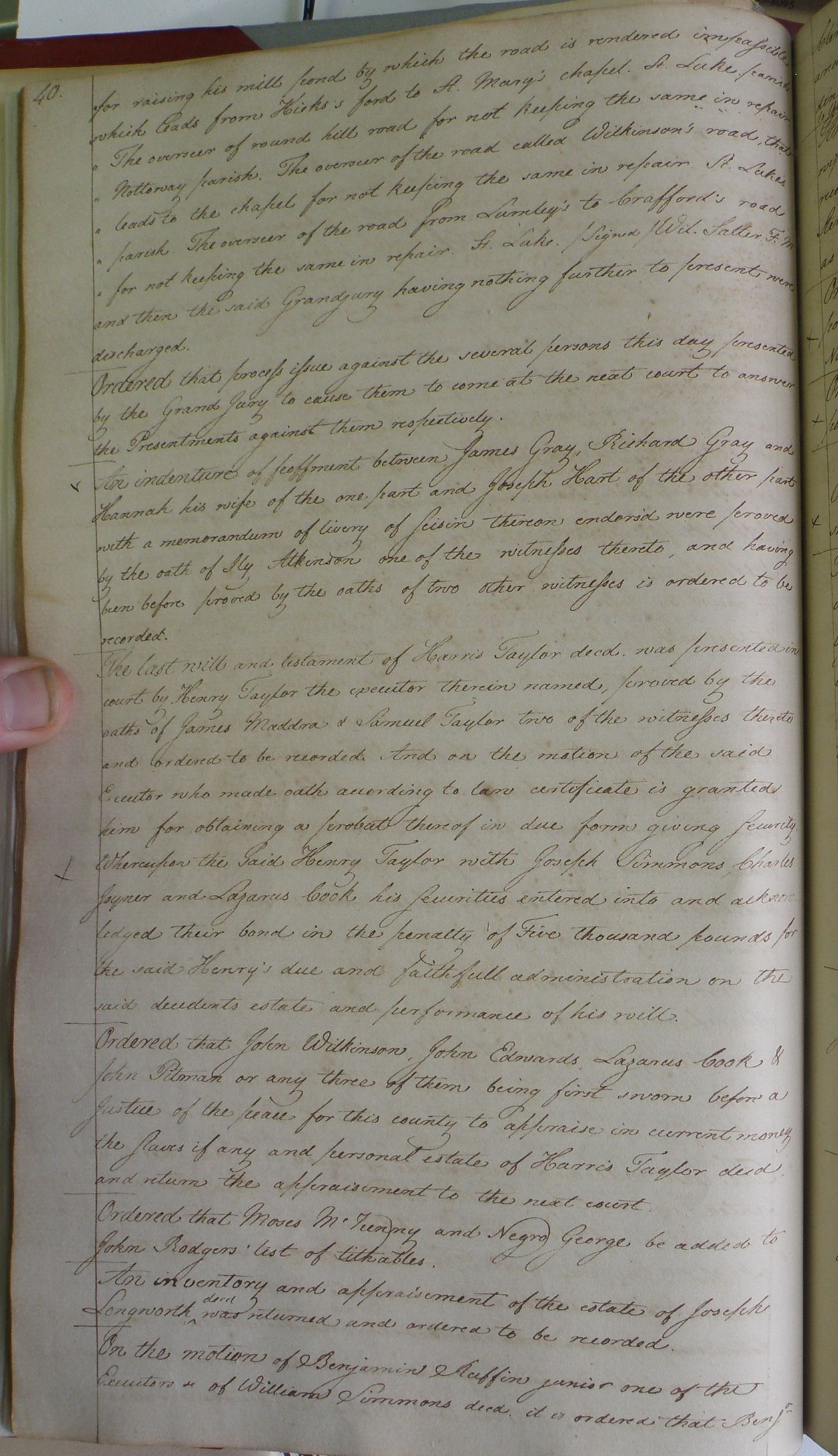 Court Order Book 1778-1784
