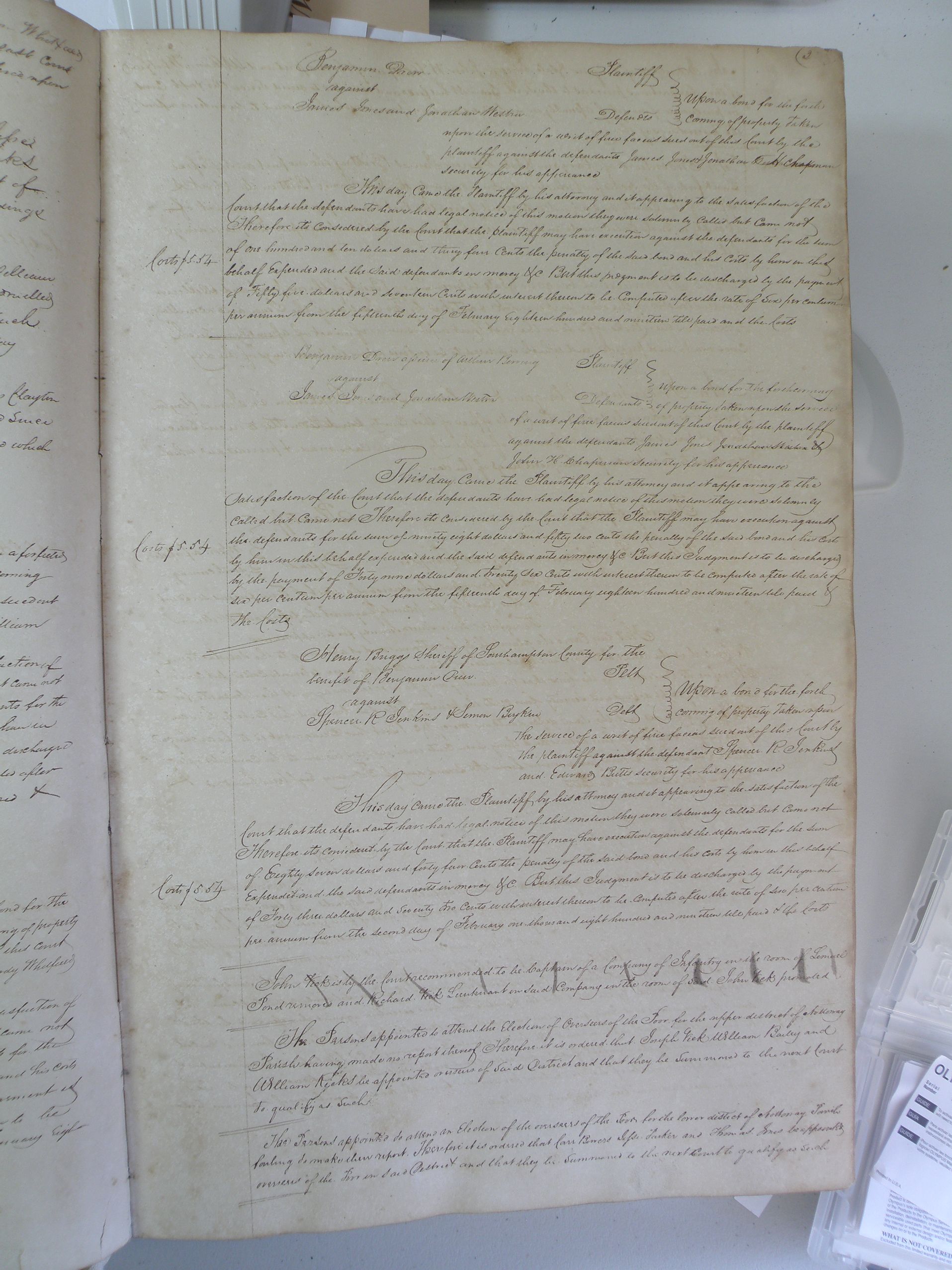 Court Order Book 1819-1822
