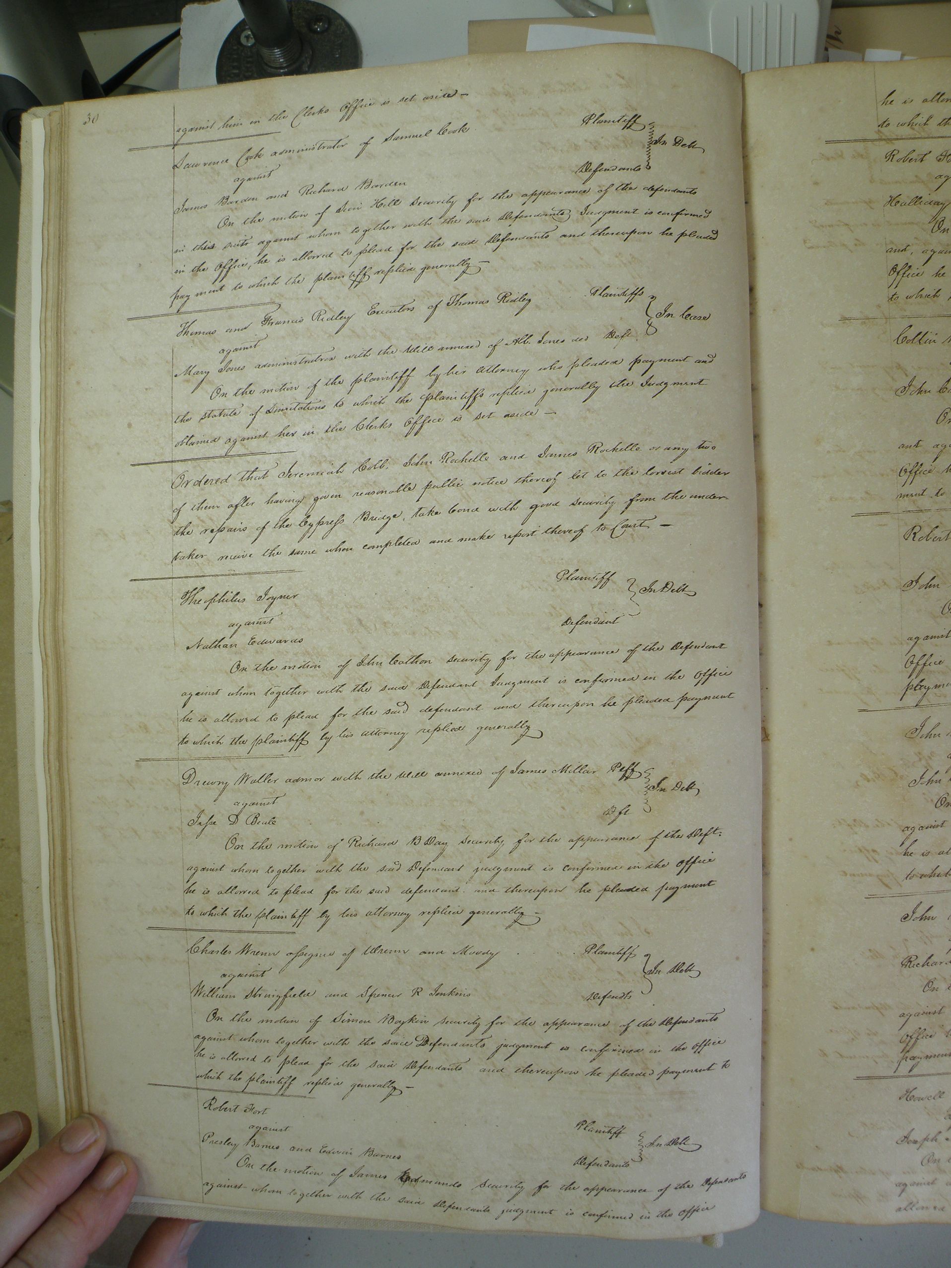 Court Order Book 1819-1822