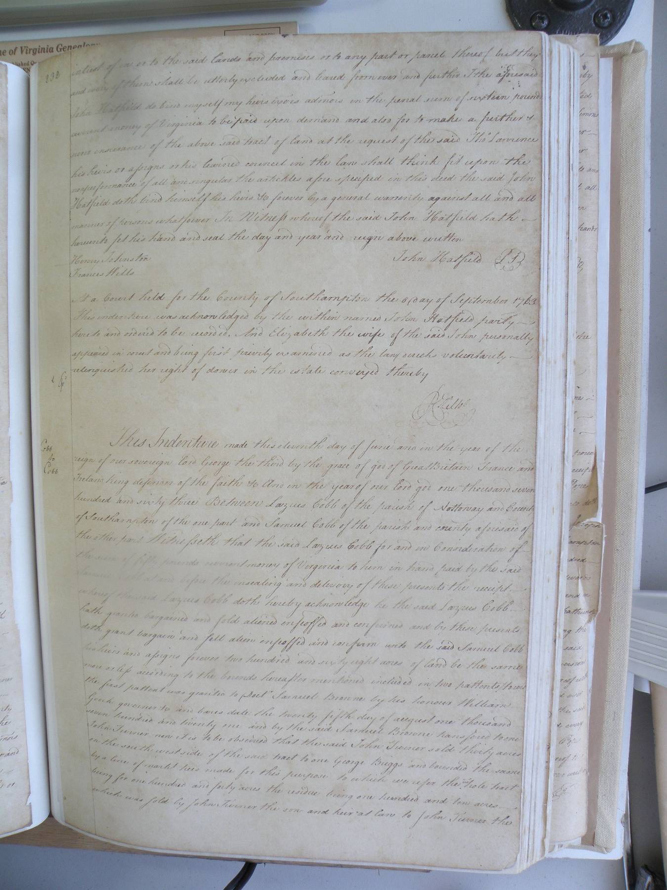 Deed Book 3 1763 - 1767