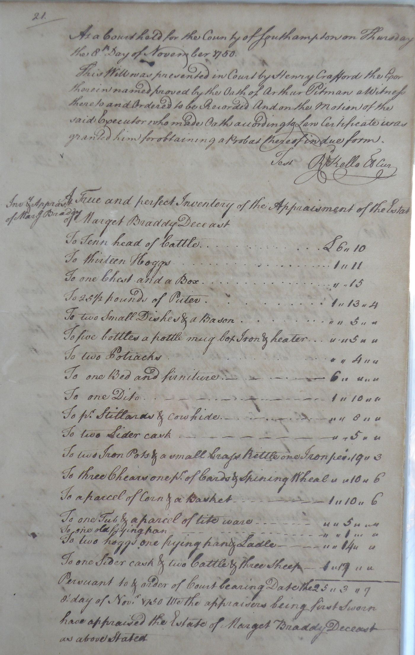 Will Book 1 1747 - 1759