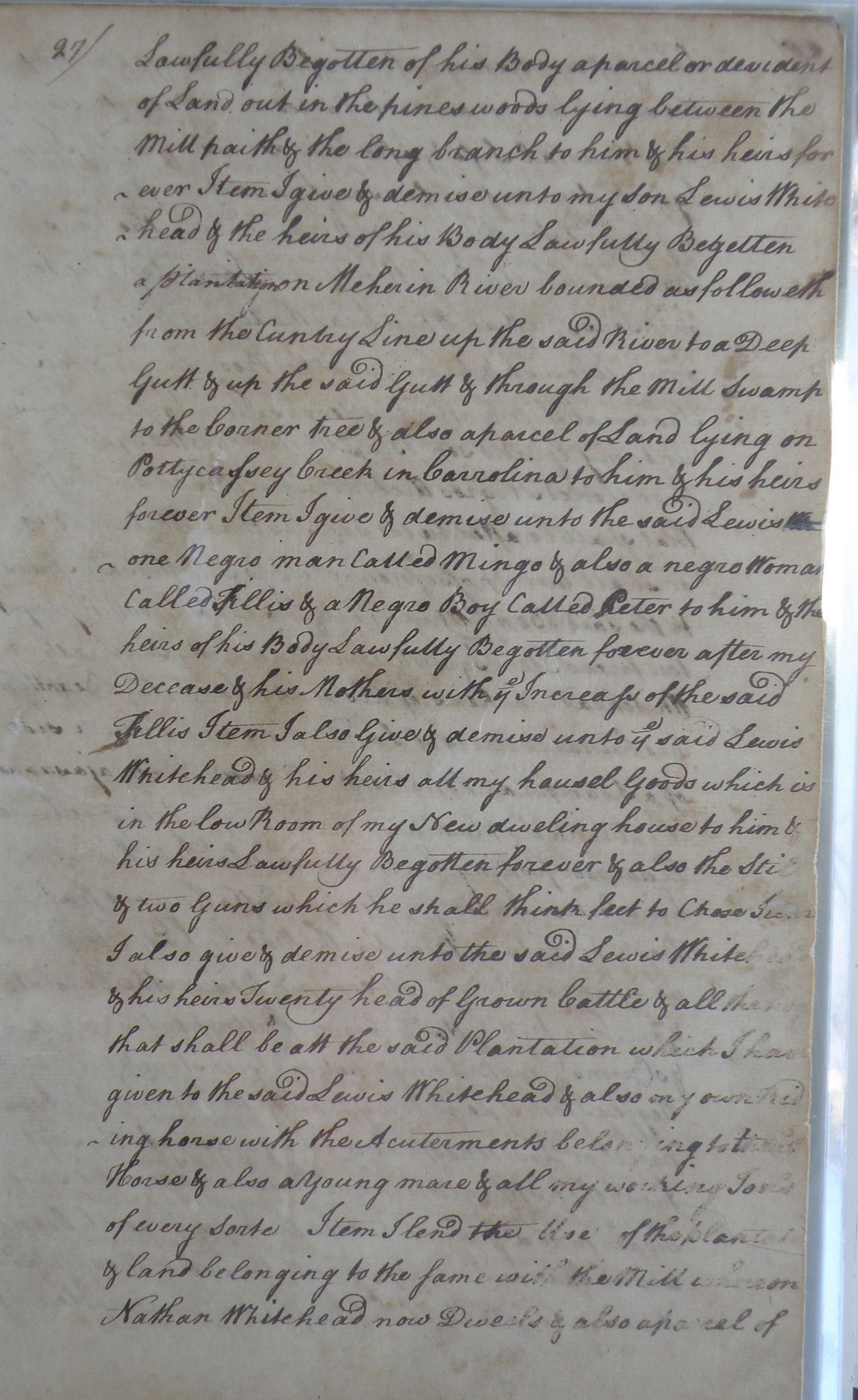 Will Book 1 1747 - 1759